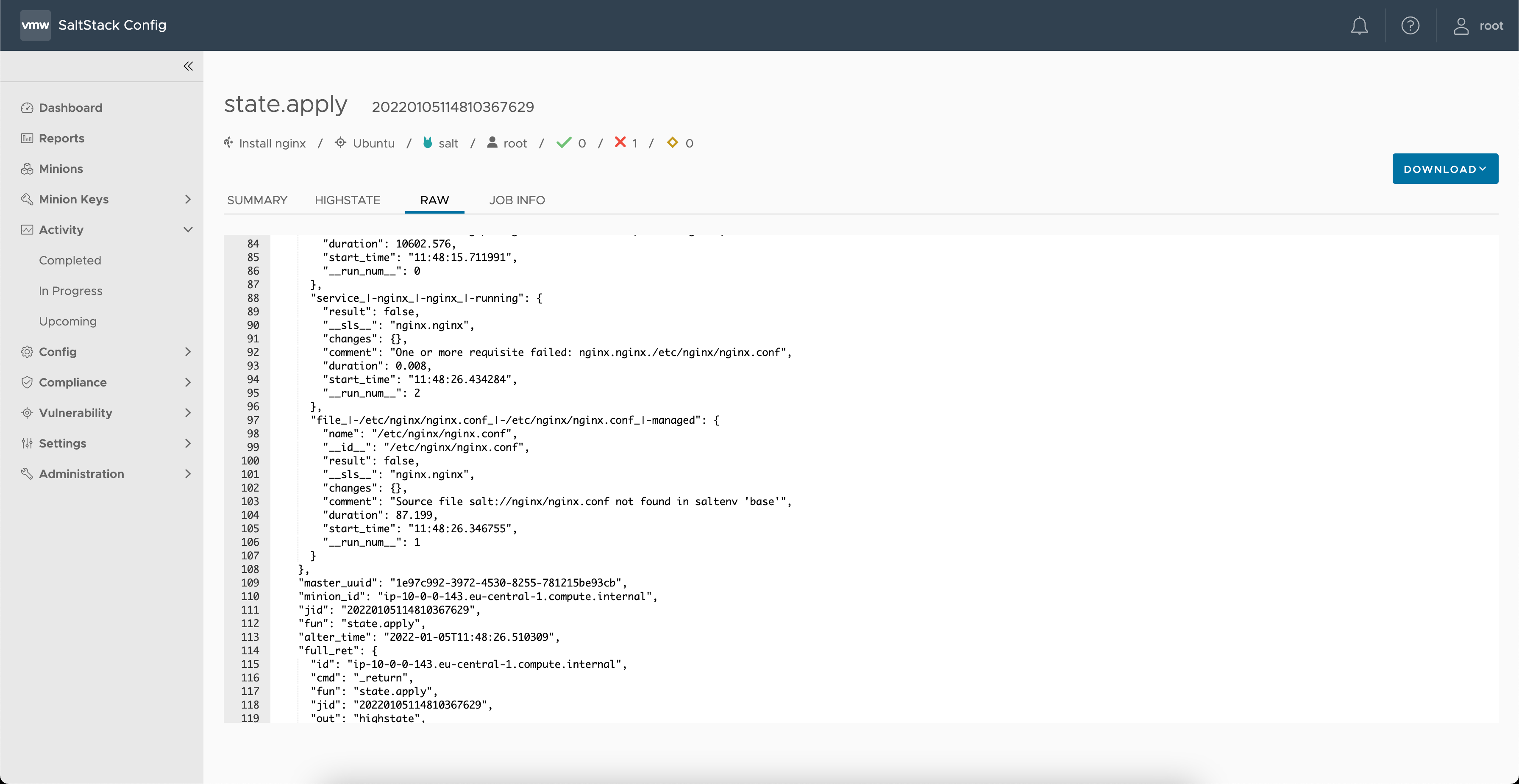 Getting Started with SaltStack Config – Part 2: Installing NGINX – Sam Akroyd.